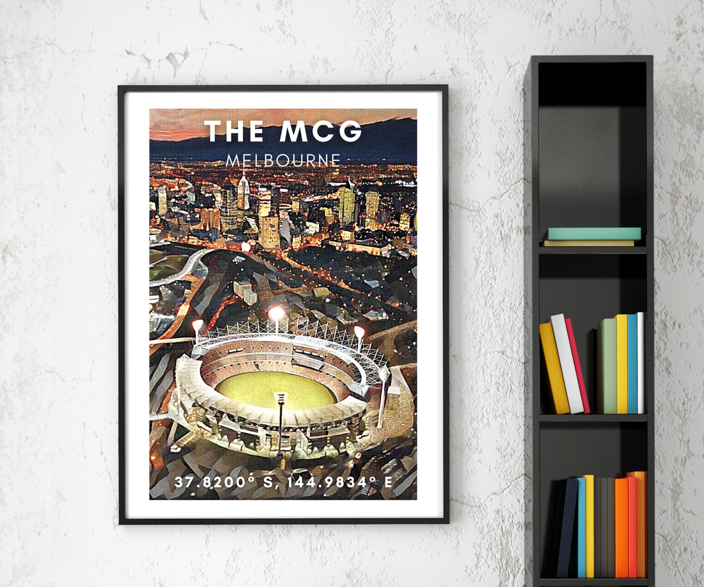 Art Print The MCG Cricket ground Australia Location Poster - Etsy.de