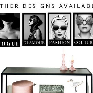 Printable Vogue Fashion Art Print, Fashion Home Decor, Printable Wall ...