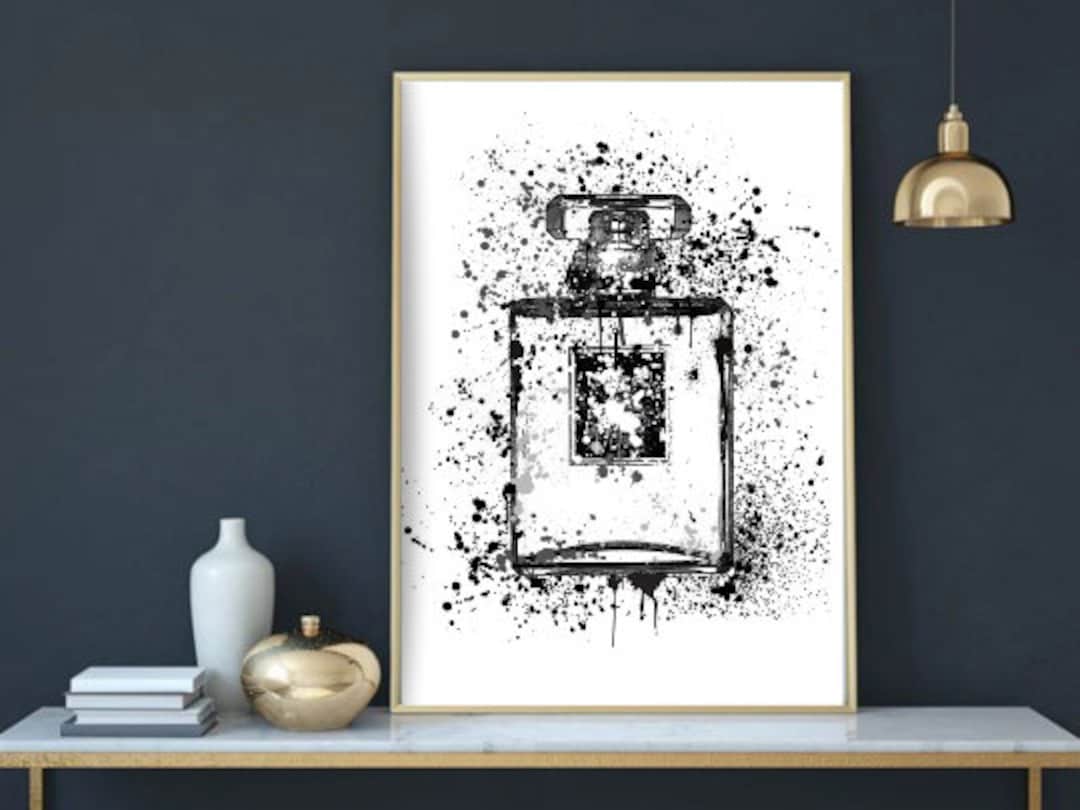 Instant Download Iconic Perfume Bottle Art Print Poster, Home, Wall Art ...