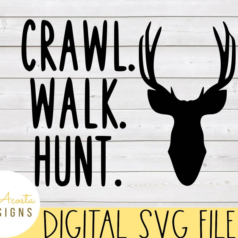 Crawl Walk Hunt - Etsy