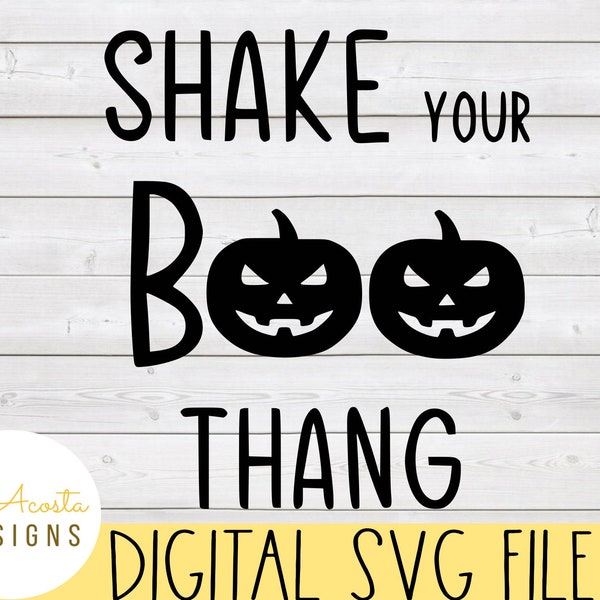 Boo Thang Svg - Etsy
