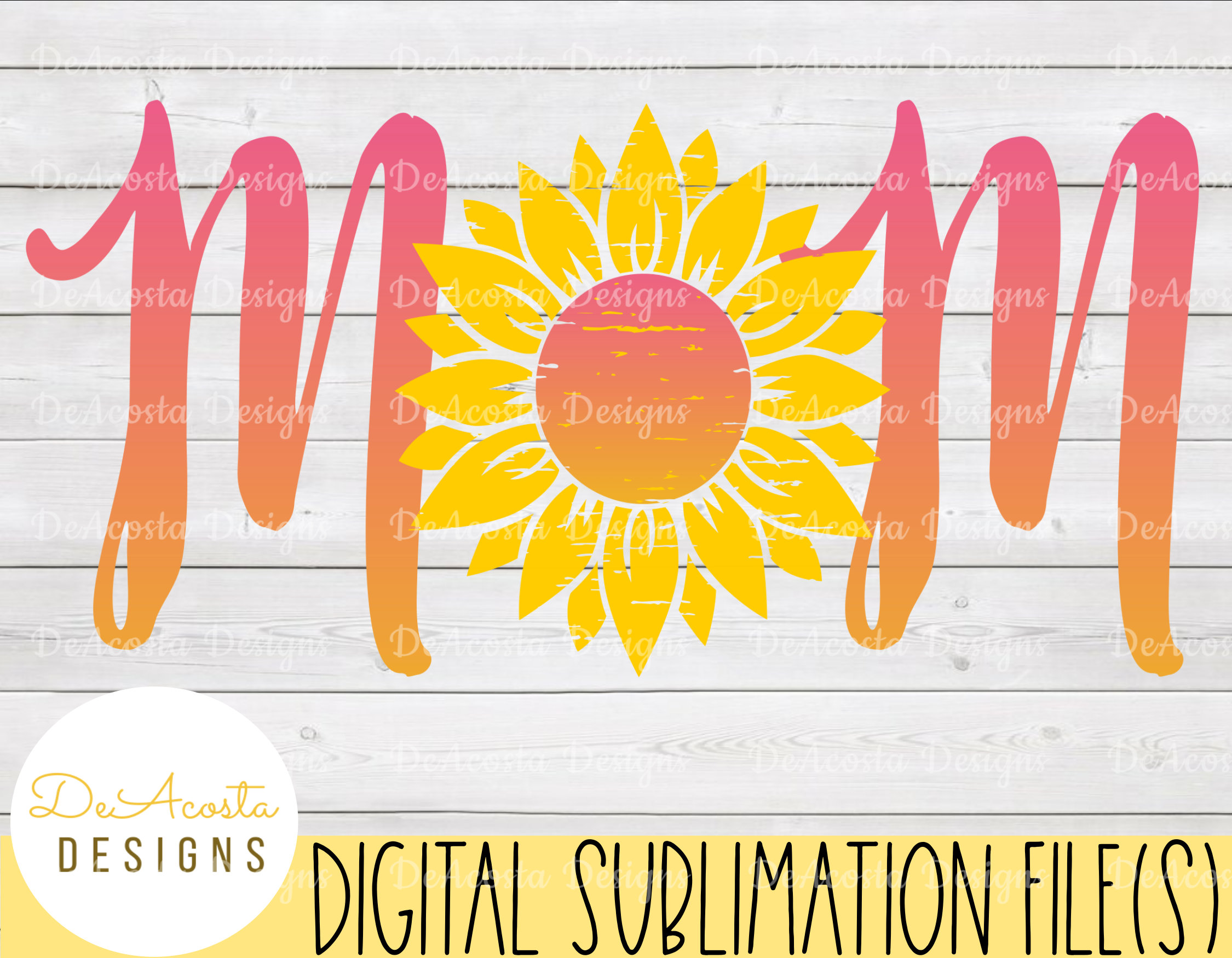 Mom Sunflower Png; Mom Png; Mama Png; Mama Sublimation; Sublimation ...
