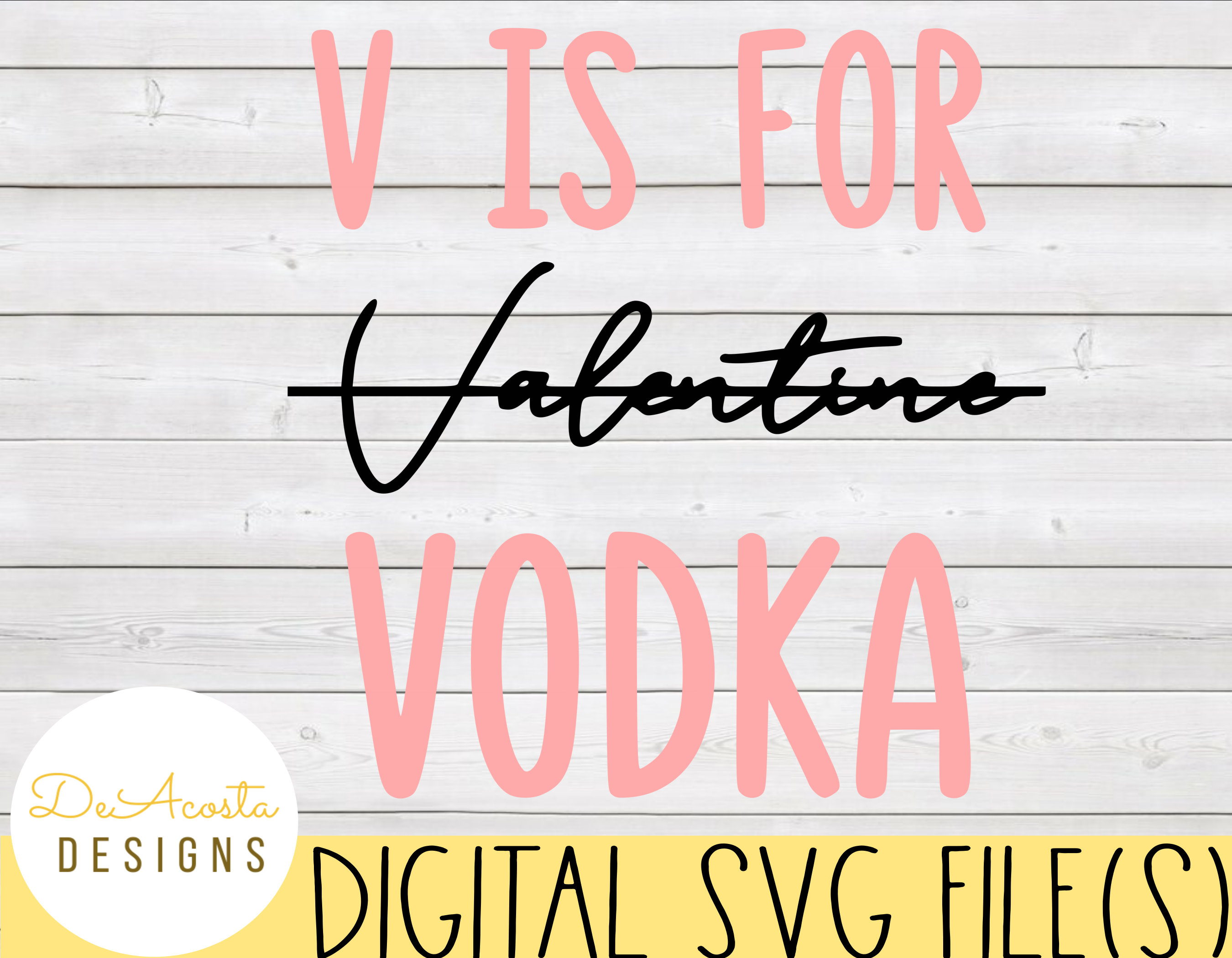Valentine's Day Svg V is for Vodka Svg Valentine Svg - Etsy