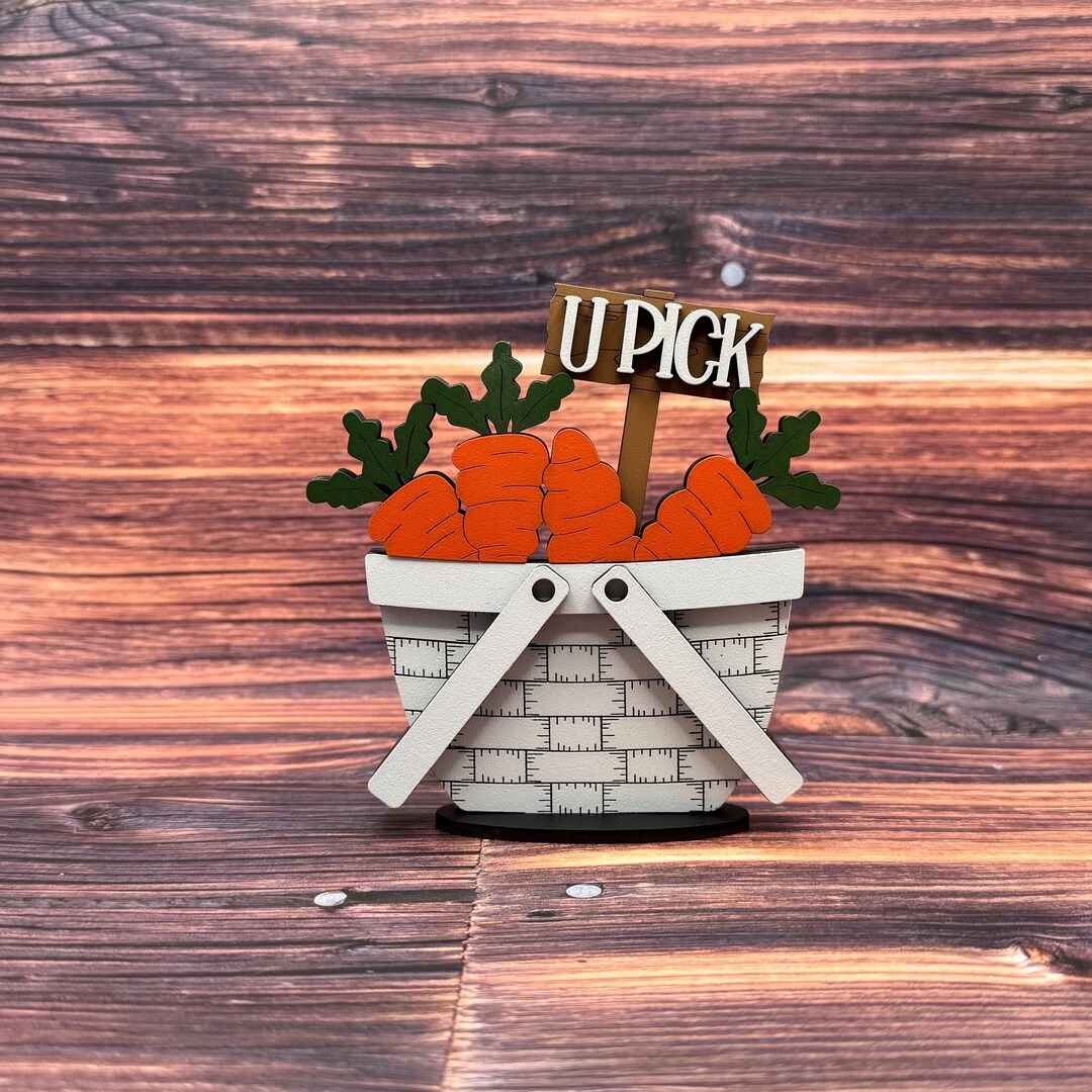 Tiny Carrot Patch Basket Insert - Etsy