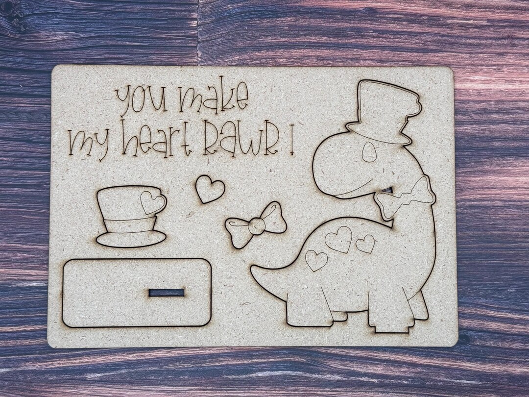 DIY Pop Out Dinosaur Valentine - Etsy