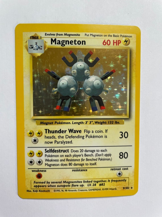 Magneton Pokemon Card