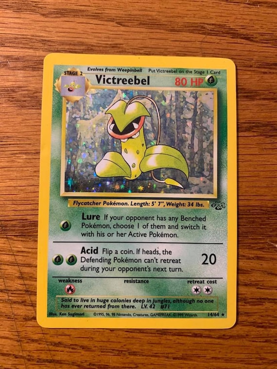 Pokemon Victreebel Card