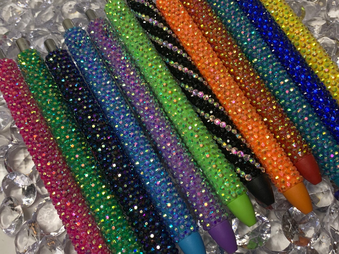 Refillable Rhinestone Pen, Bling Pen, Ink Joy Pen, Bedazzled Pen - Etsy
