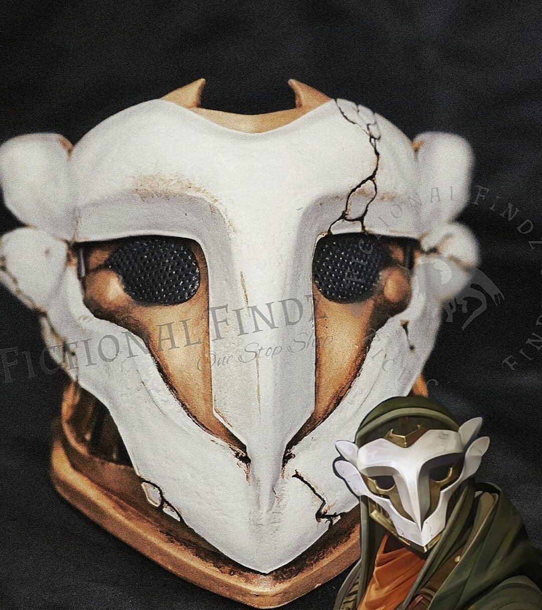 Ekko- Arcane Firelight Mask Cosplay MTO - Etsy