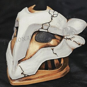 Ekko- Arcane Firelight Mask Cosplay MTO - Etsy