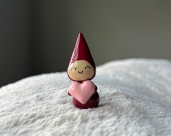 Elfling Handmade Small Happy Elf Figurine / Desk Buddy - Etsy
