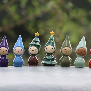 Elfling Handmade Small Happy Elf Figurine / Desk Buddy - Etsy