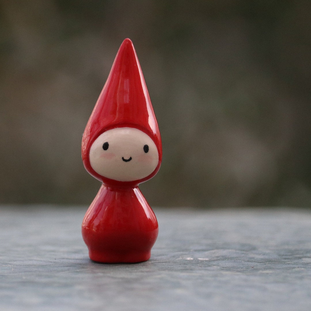 Elfling Handmade Small Happy Elf Figurine / Desk Buddy - Etsy