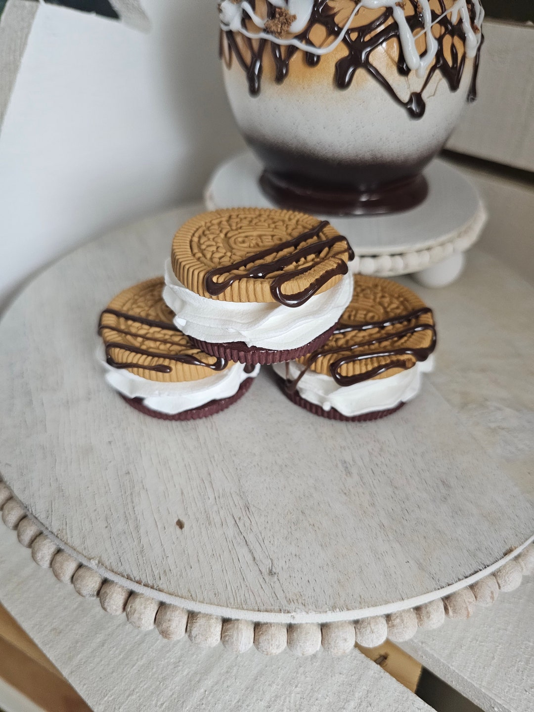 Faux Smores Oreos Set for Tier Trays Fakeback Fall Fake - Etsy
