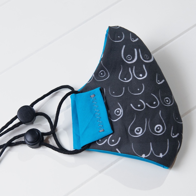 Boob Face Mask - Etsy