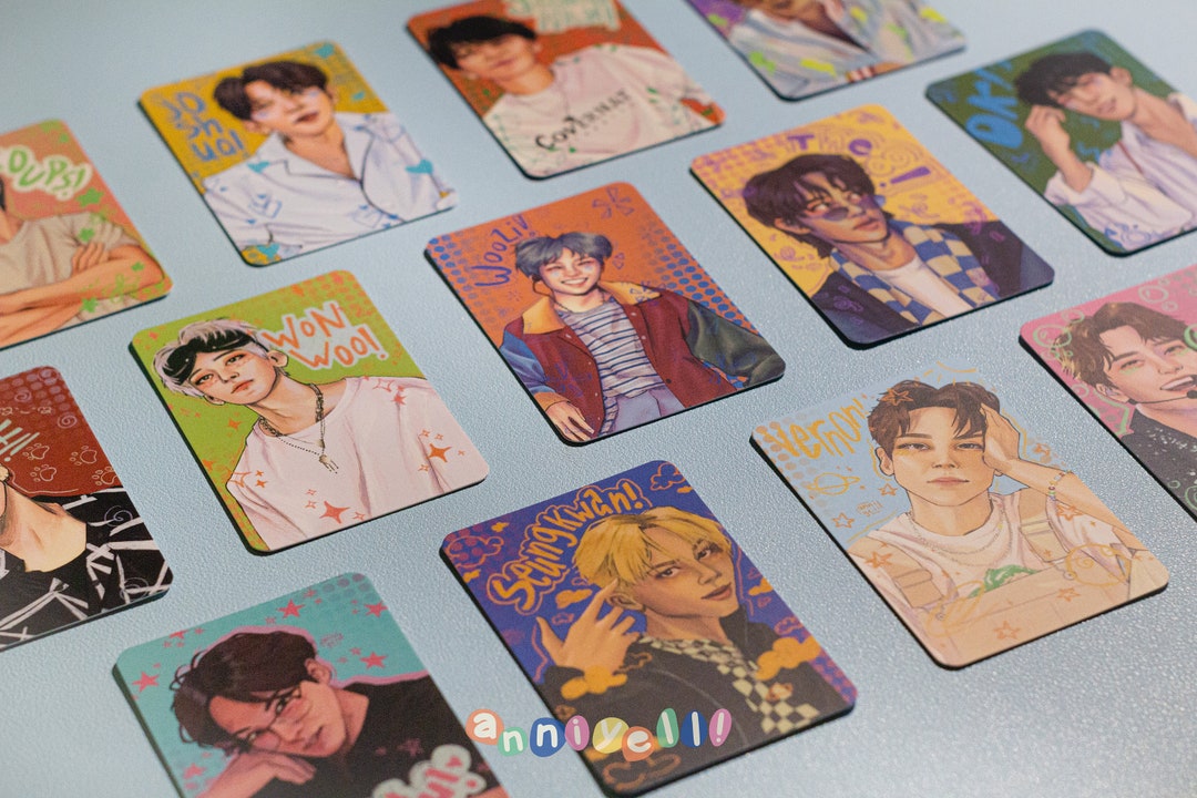 Seventeen!! - Original Kpop Art Photocards - Etsy