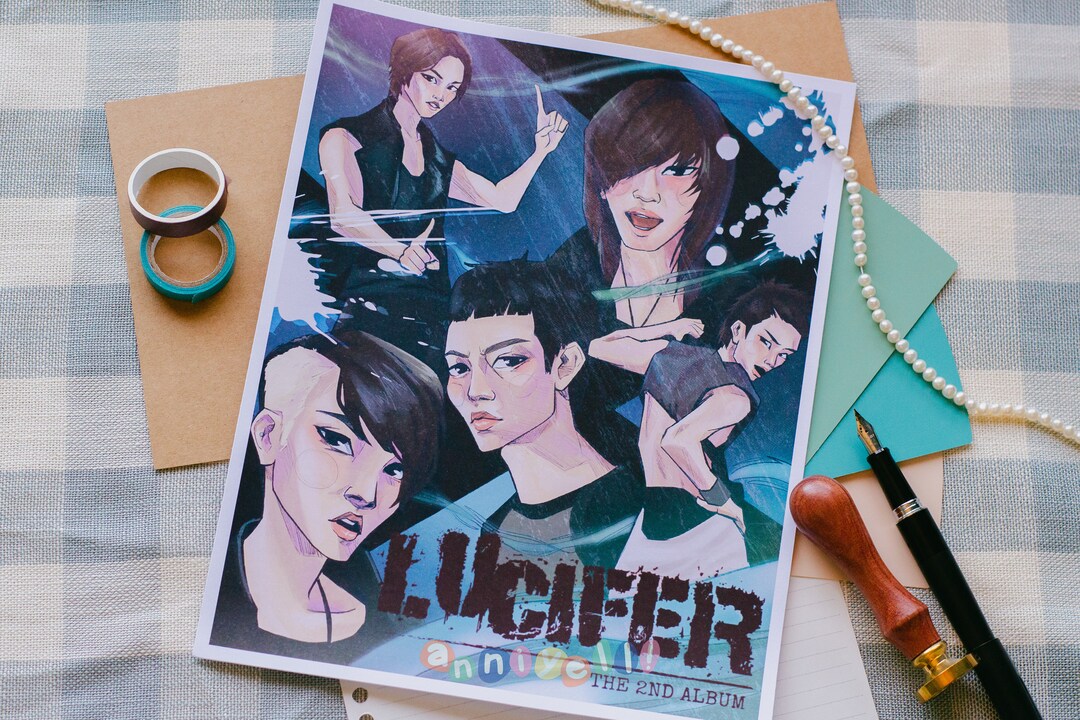 Lucifer - Shinee Kpop Art Print - Etsy