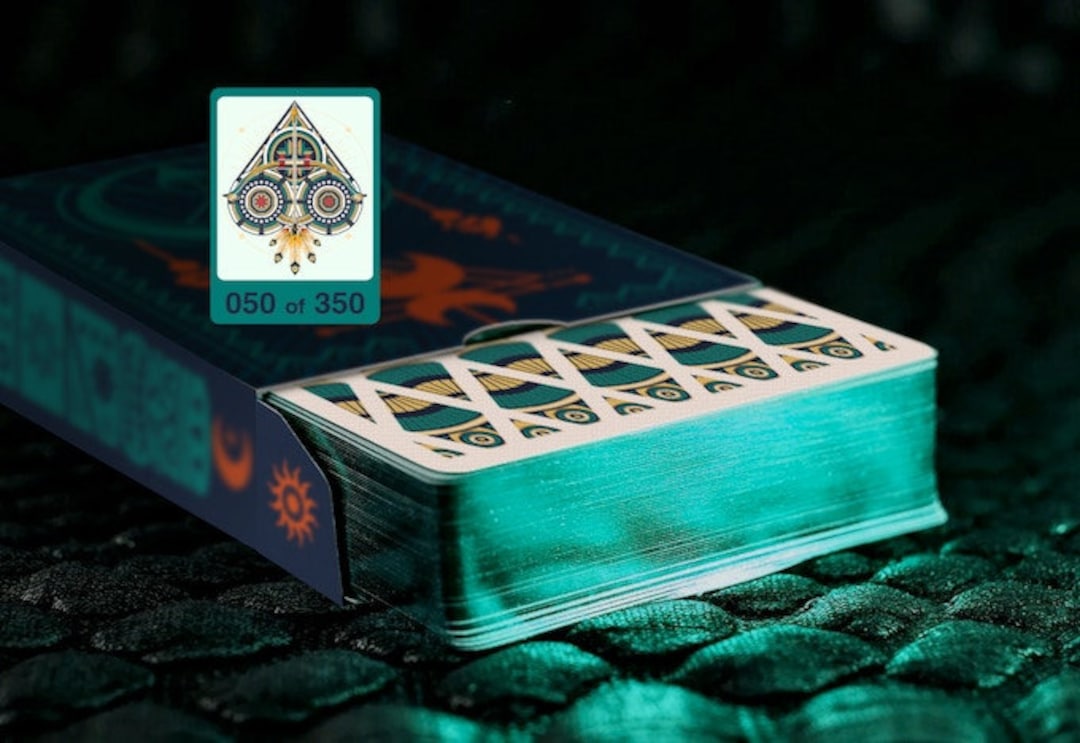 Sacrifice Stone Age Gilded Playing Cards, Fully Custom and Luxury Poker ...