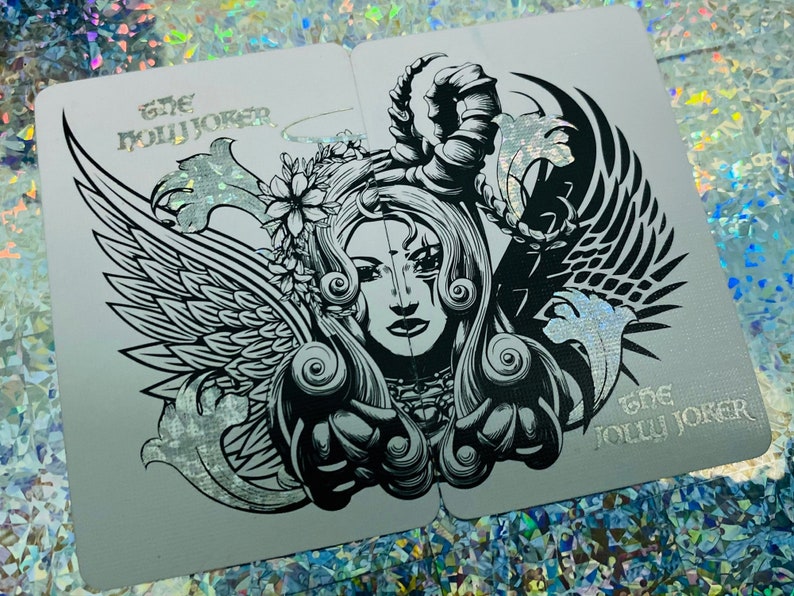 Angel Vs Devil Playing Cards: Luxury Custom Mini Deck - Etsy
