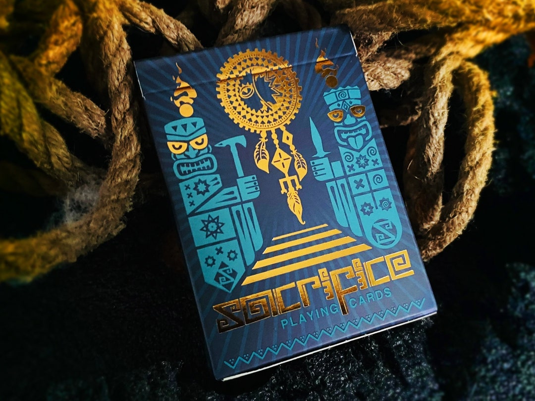 Sacrifice Stone Age Playing Cards, Fully Custom and Luxury Poker ...