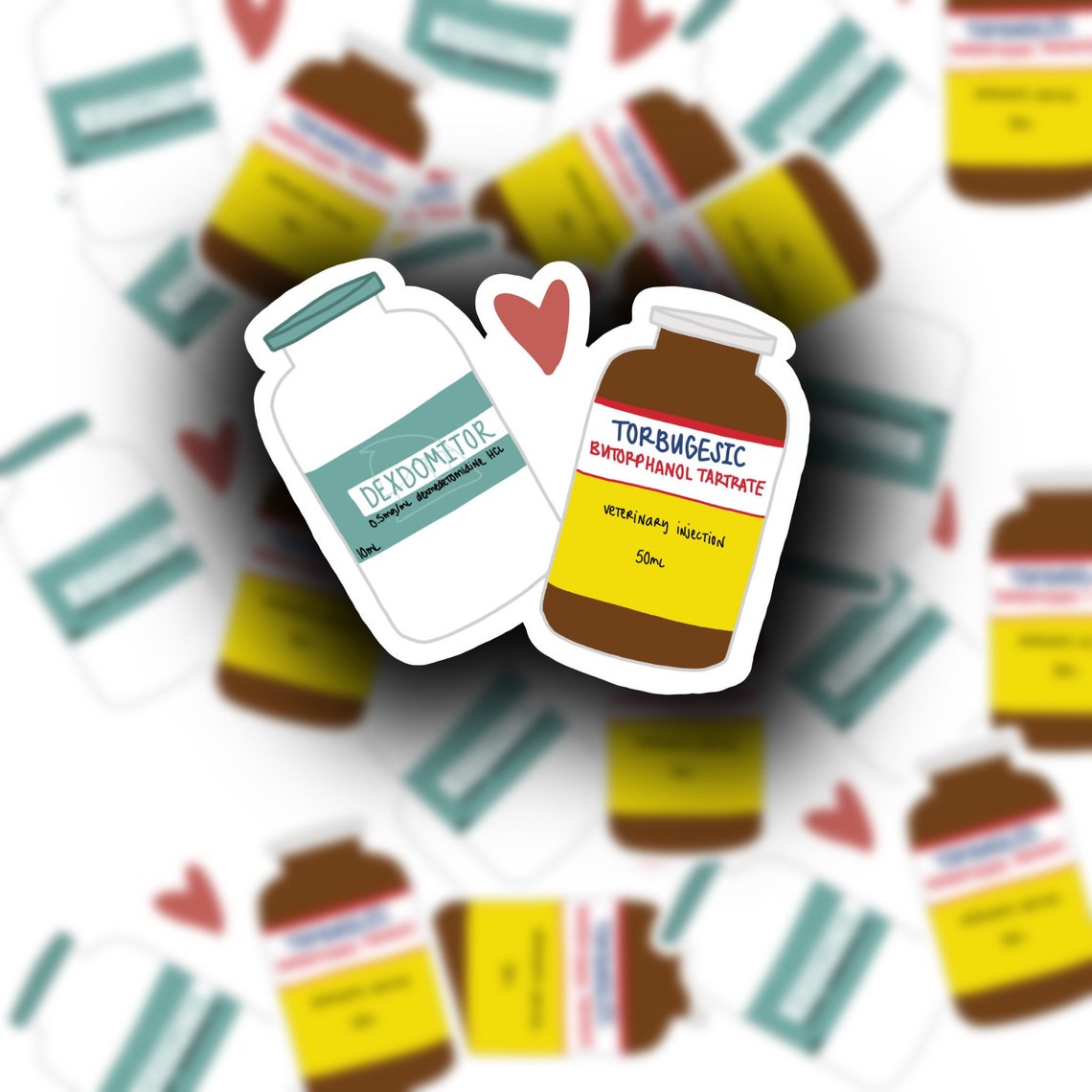 Veterinary Medicine Sticker Set / Vet Med Stickers / Vet Tech - Etsy