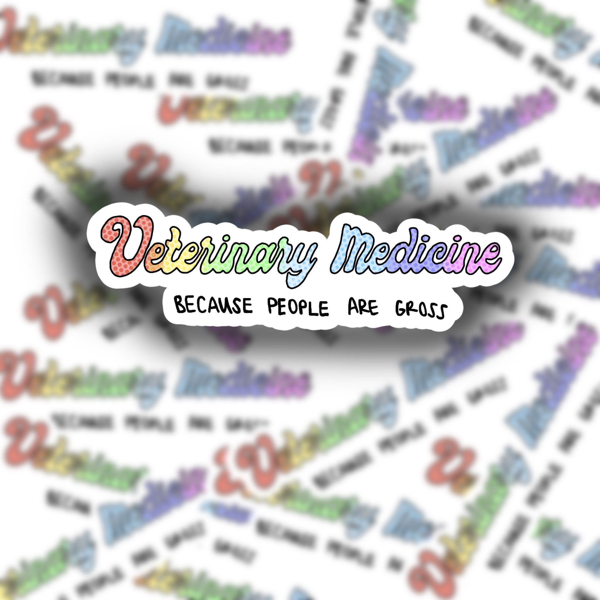 Veterinary Medicine Sticker Set 2 / Vet Med Stickers / Vet | Etsy