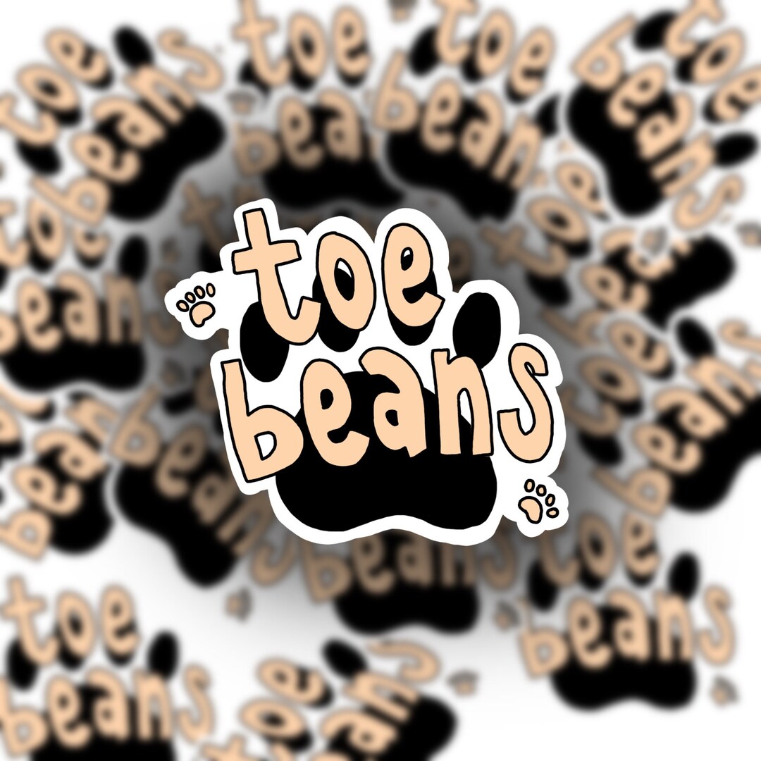 Toe Beans Sticker / Cat Sticker / Paw Sticker / Kitten Sticker / Paw ...