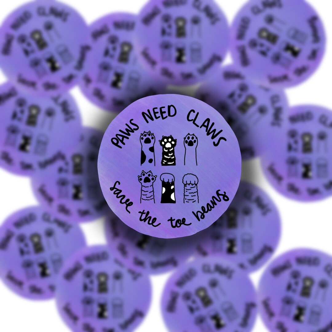 Save the Toe Beans Sticker / Anti-declaw Sticker / Kitten Sticker / Toe ...