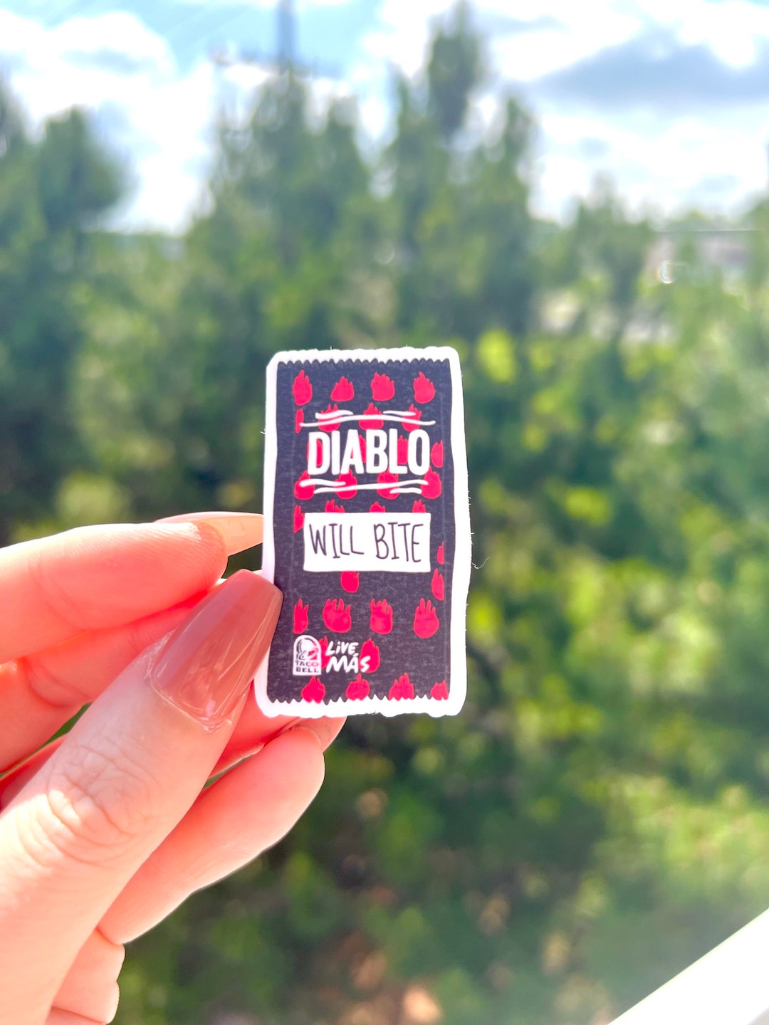 Diablo Will Bite Sticker Set / Patient Label Stickers / Spicy Patient ...