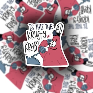 Patrick Star Sticker Set / Leedle Leedle Leedle Lee / is This the ...