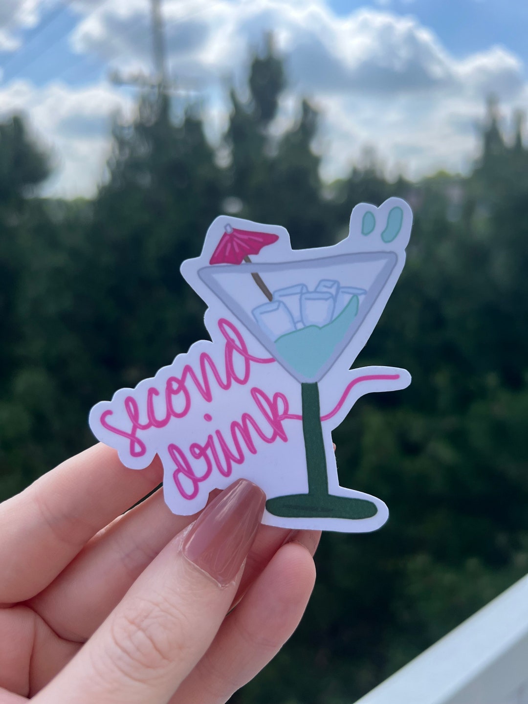 Second Drink Sticker / Pam Beesly Halpert Sticker / the Office Sticker ...
