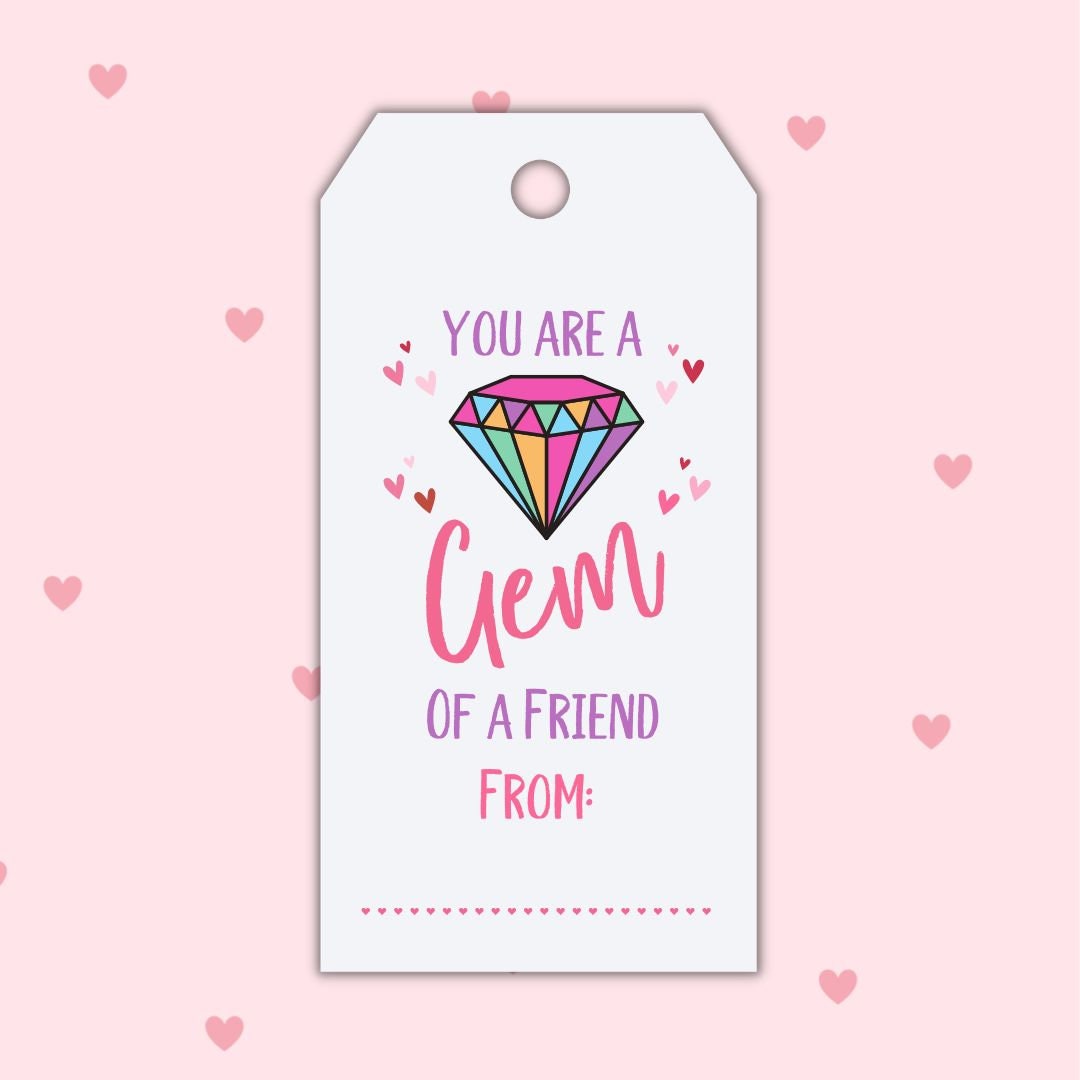 Printable Valentines Day Gift Tags | Gift Tags for Valentine's Day ...