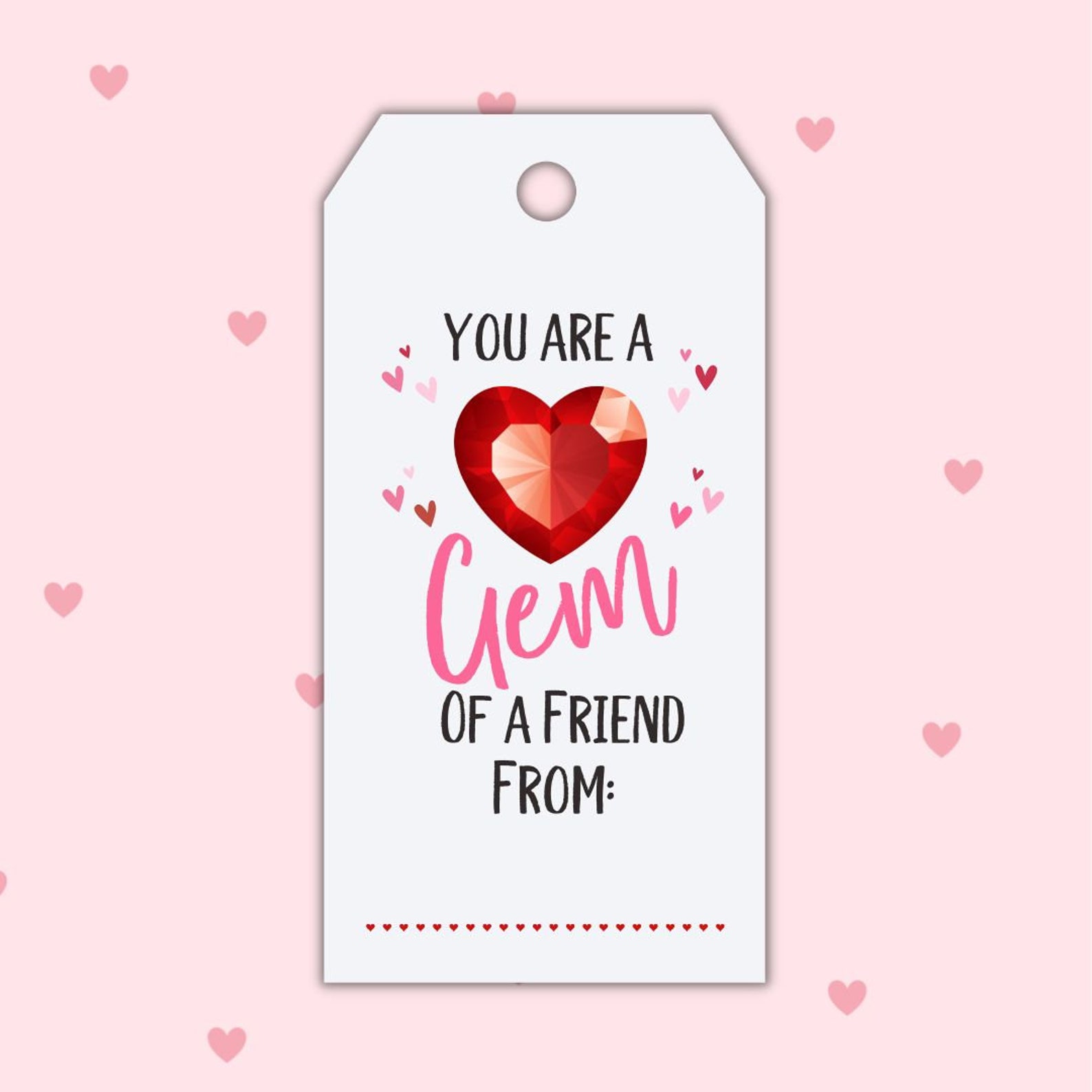 Printable Valentines Day Gift Tags Gift Tags for Valentine's Day ...