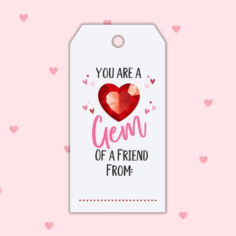 Printable Valentines Day Gift Tags Gift Tags for Valentine's Day ...