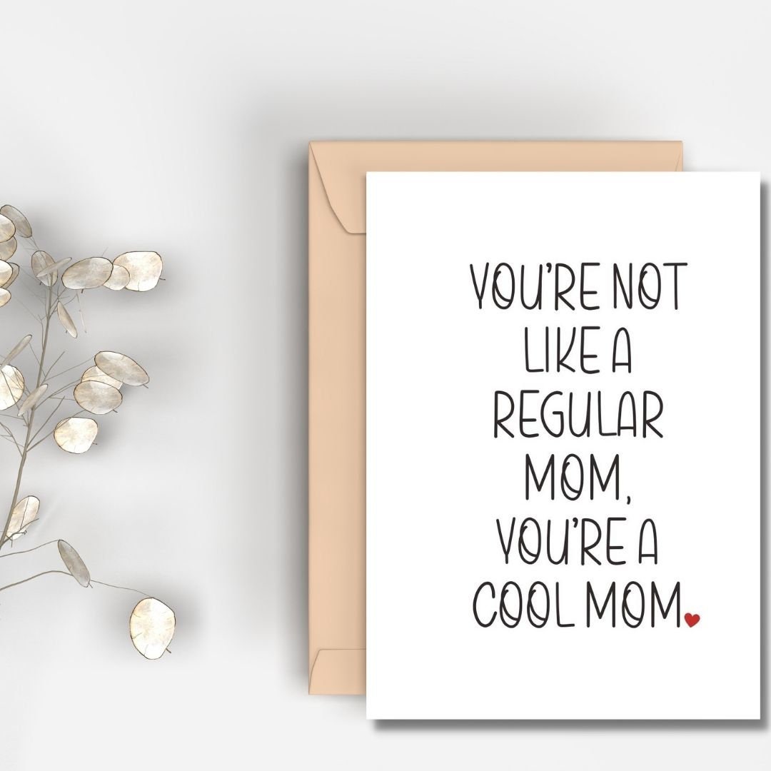 Printable Cool Mom Card | Instant Download | Funny Mom Card | Digital ...