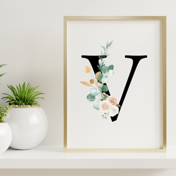 Wooden Letter V - Etsy