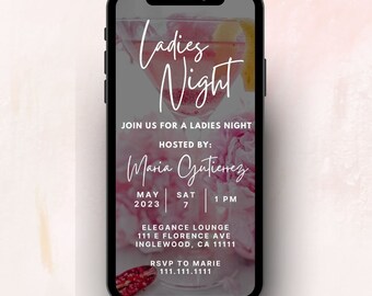 Ladies Night Invitation Template - Etsy