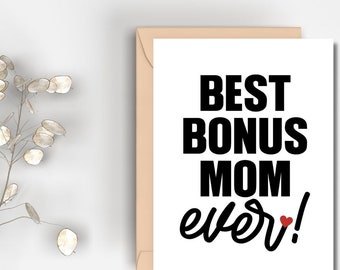 Best Mom Ever Printable Card - Etsy