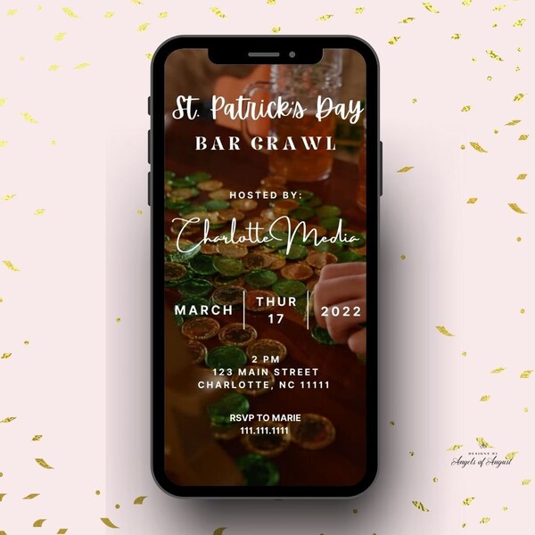 Bar Crawl Invitation - Etsy