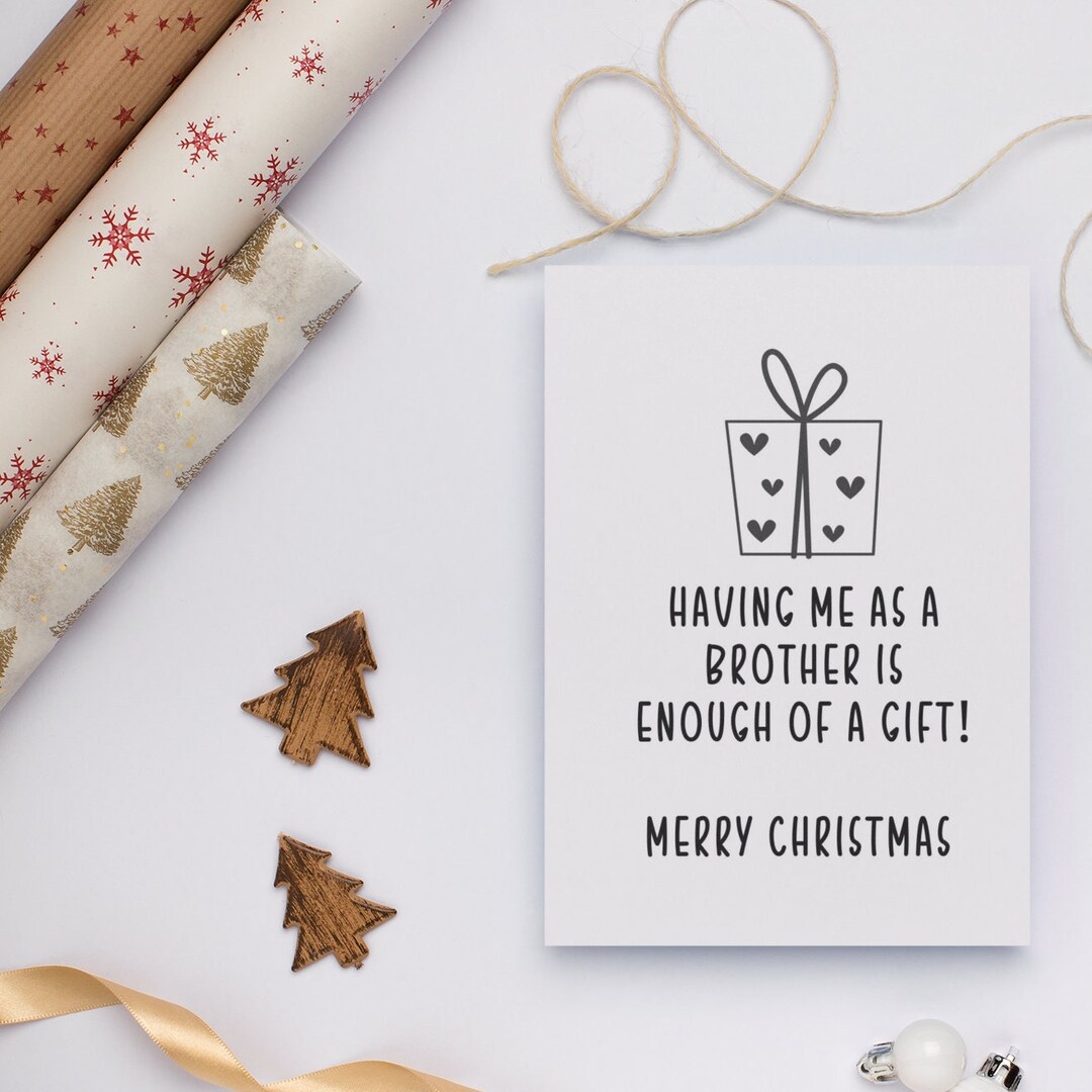 Printable Having Me as A Brother Card Instant Download - Etsy