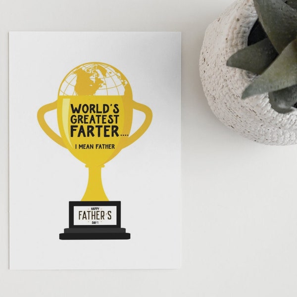 Greatest Farter Card - Etsy