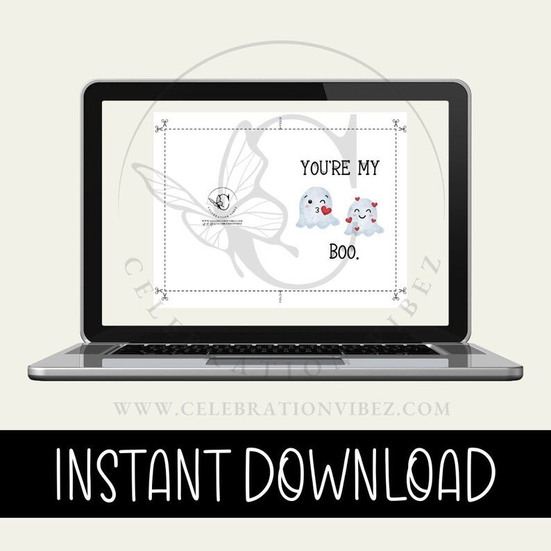 Printable You're My Boo Card Instant Download Funny Anniversary Card ...