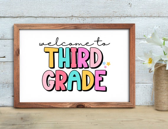 Third Grader Sign