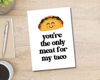 Meat Birthday Card - Etsy