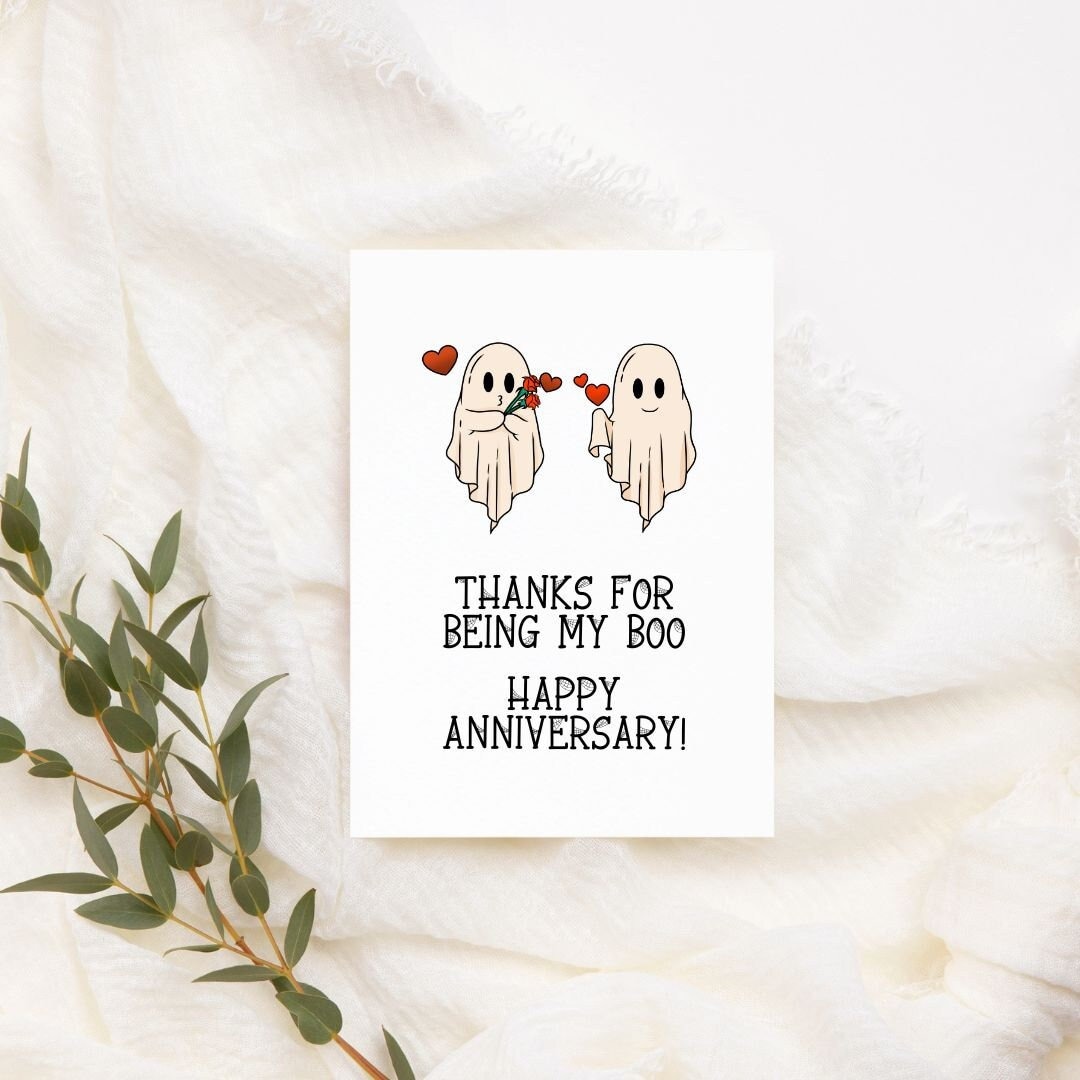 Printable Thanks for Being My Boo Card | Instant Download | Funny ...