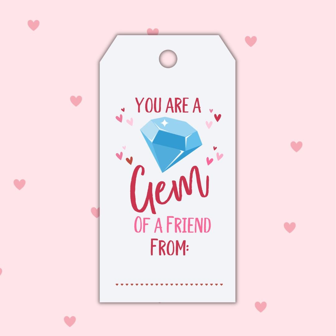 Printable Valentines Day Gift Tags Gift Tags for Valentine's Day ...