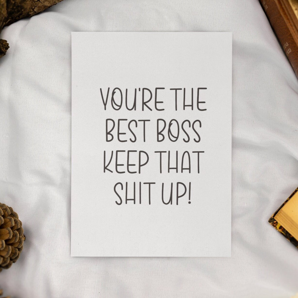 Printable You're the Best Boss Card Instant Download - Etsy