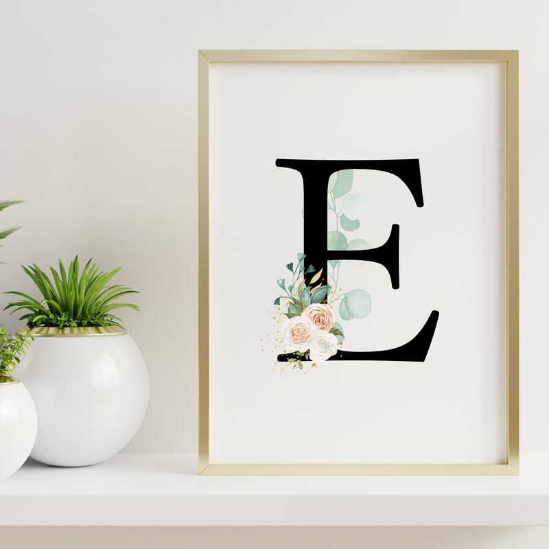 E Monogram - Etsy