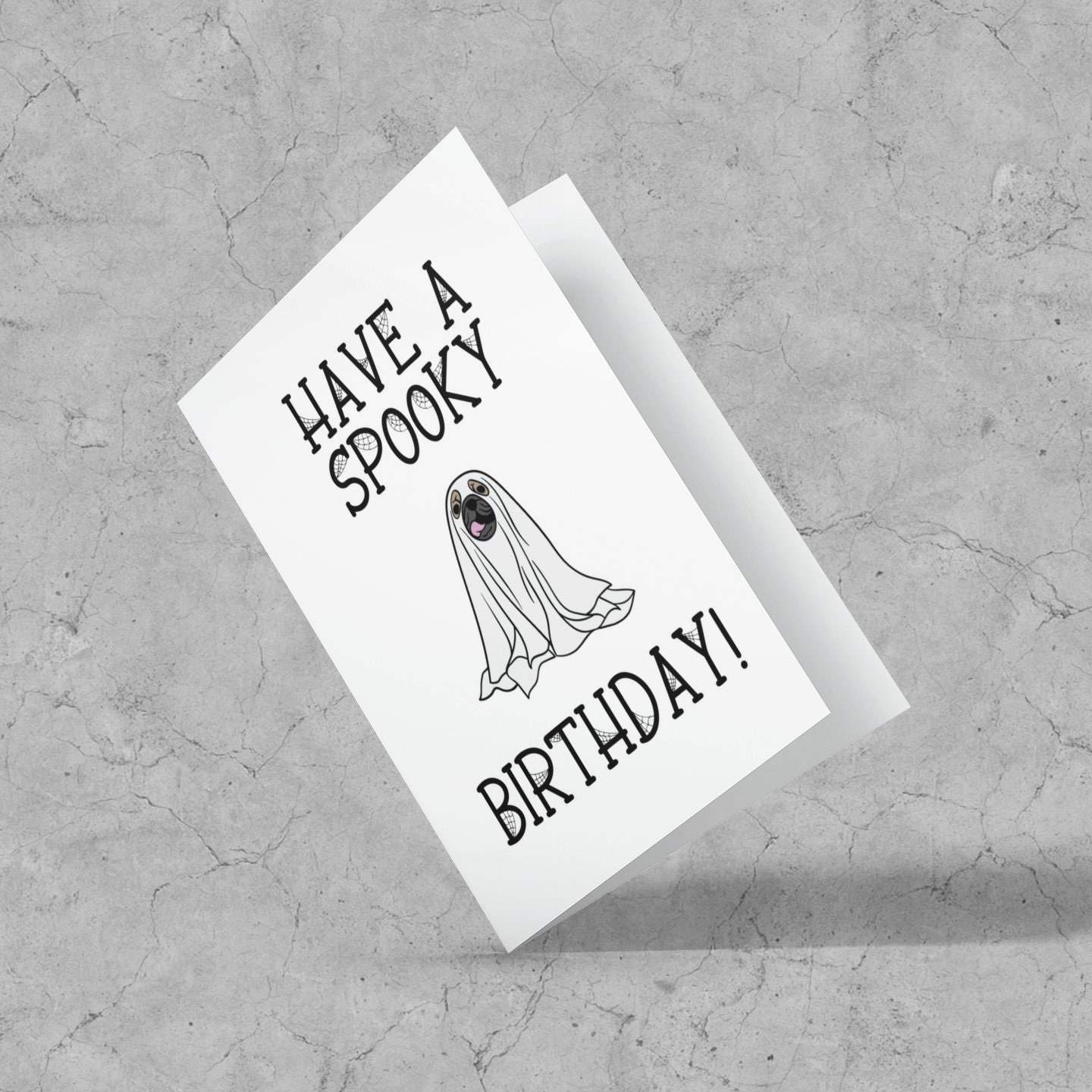 Printable Have A Spooky Birthday Card Instant Download - Etsy