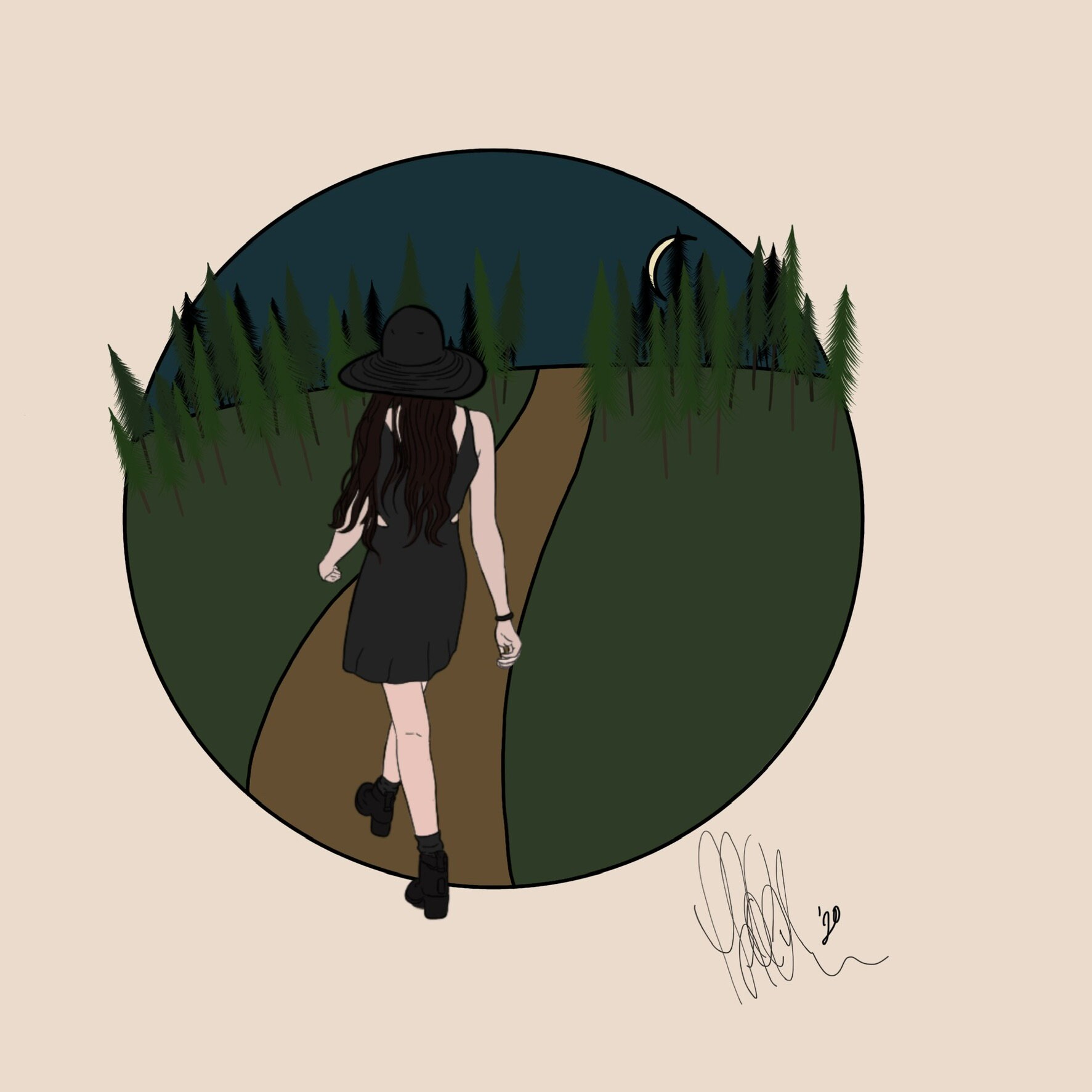 Wander Into Darkness - Etsy